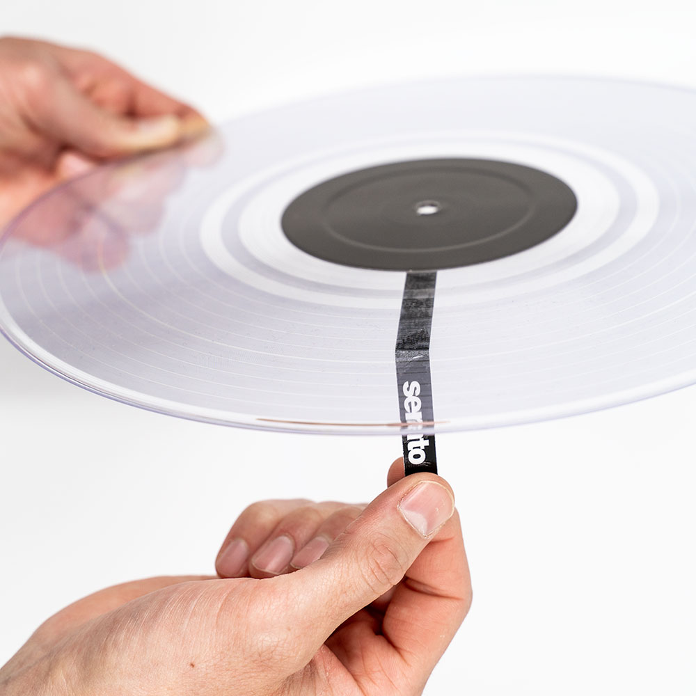 Serato Official Sticker Lock Vinyl (Pair) - The Disc DJ Store